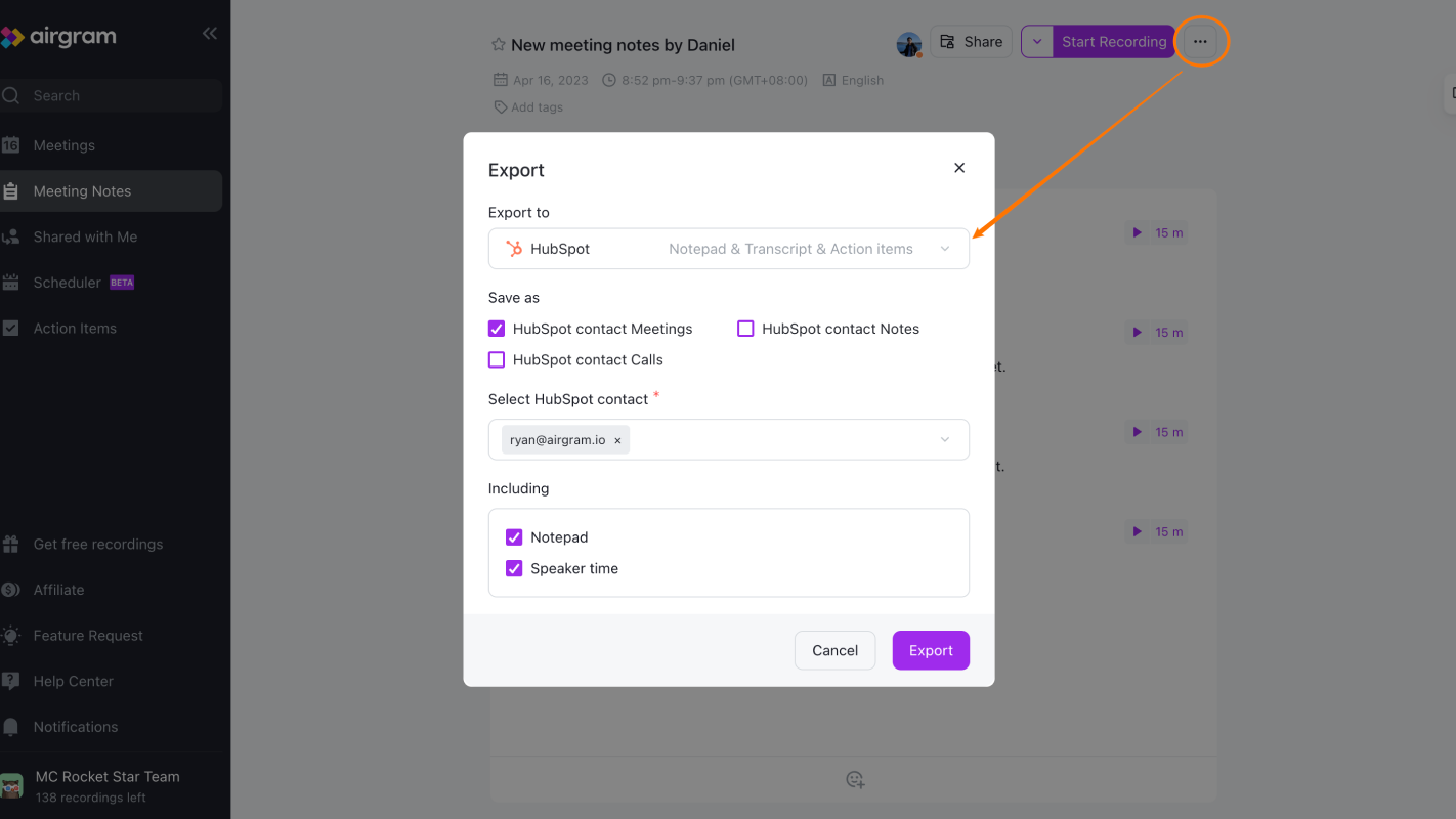 Airgram HubSpot Integration | Connect Them Today